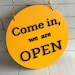 Open Closed Sign Business Sign Storefront Sign Shop Open Sign Wooden ...