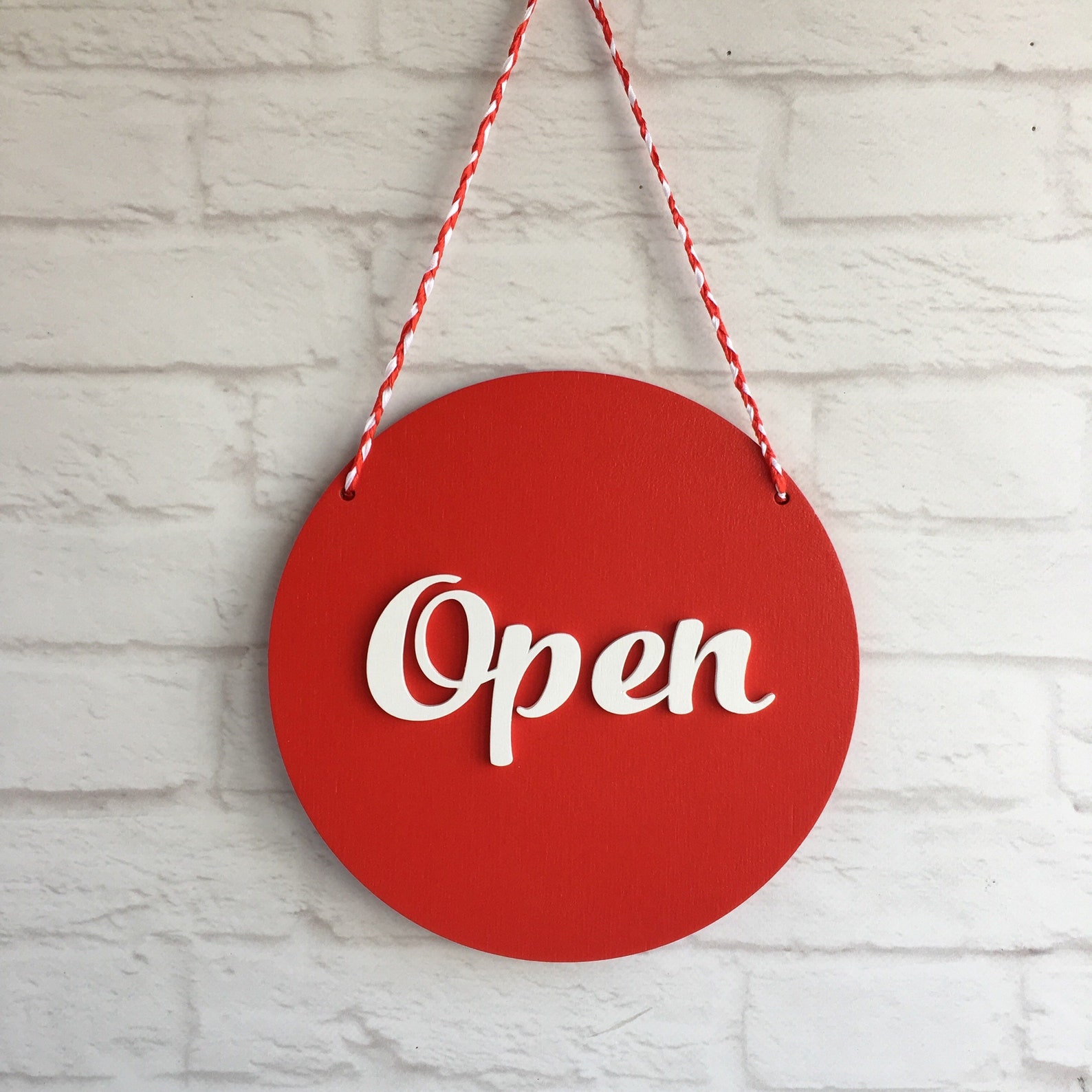 Open Closed Sign Business Sign Storefront Sign Shop Open Sign Wooden ...