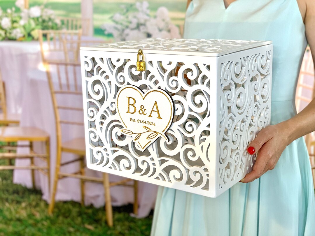 Quinceanera Card Box Sweet 15 Birthday Card Holder Quinceanera Party ...