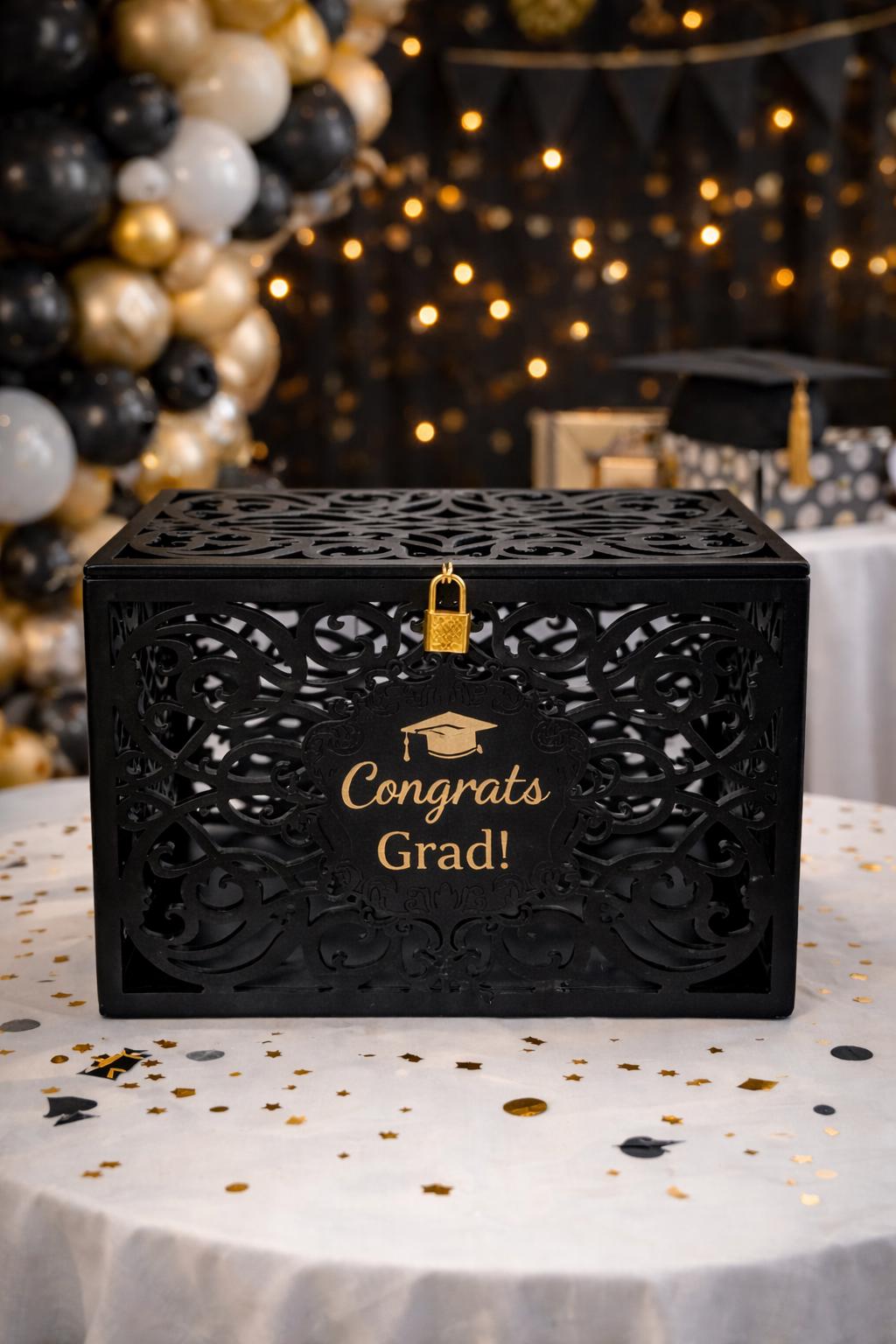 Graduation Card Box | Graduation Party Favors | Graduation Keepsake Box ...
