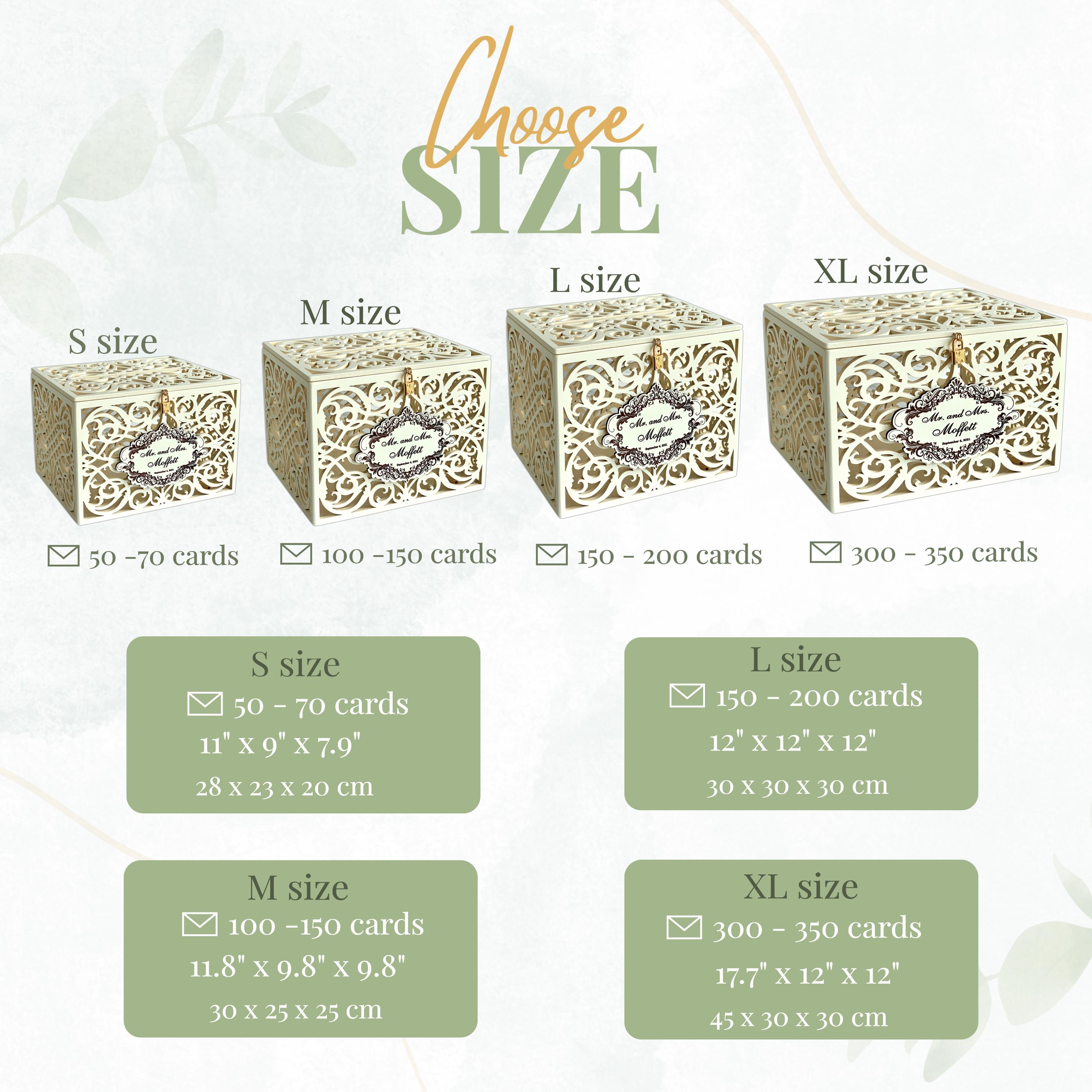 Emerald Green Card Box Wedding Card Box With Slot Lock Wedding Money ...