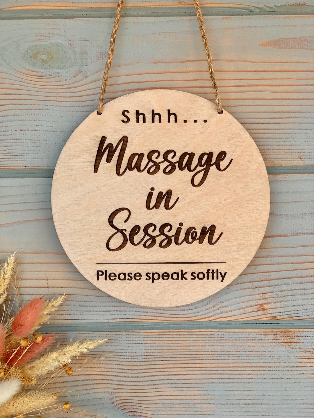 Massage in Session Sign Do Not Disturb Sign Wooden Sign Custom Sign - Etsy