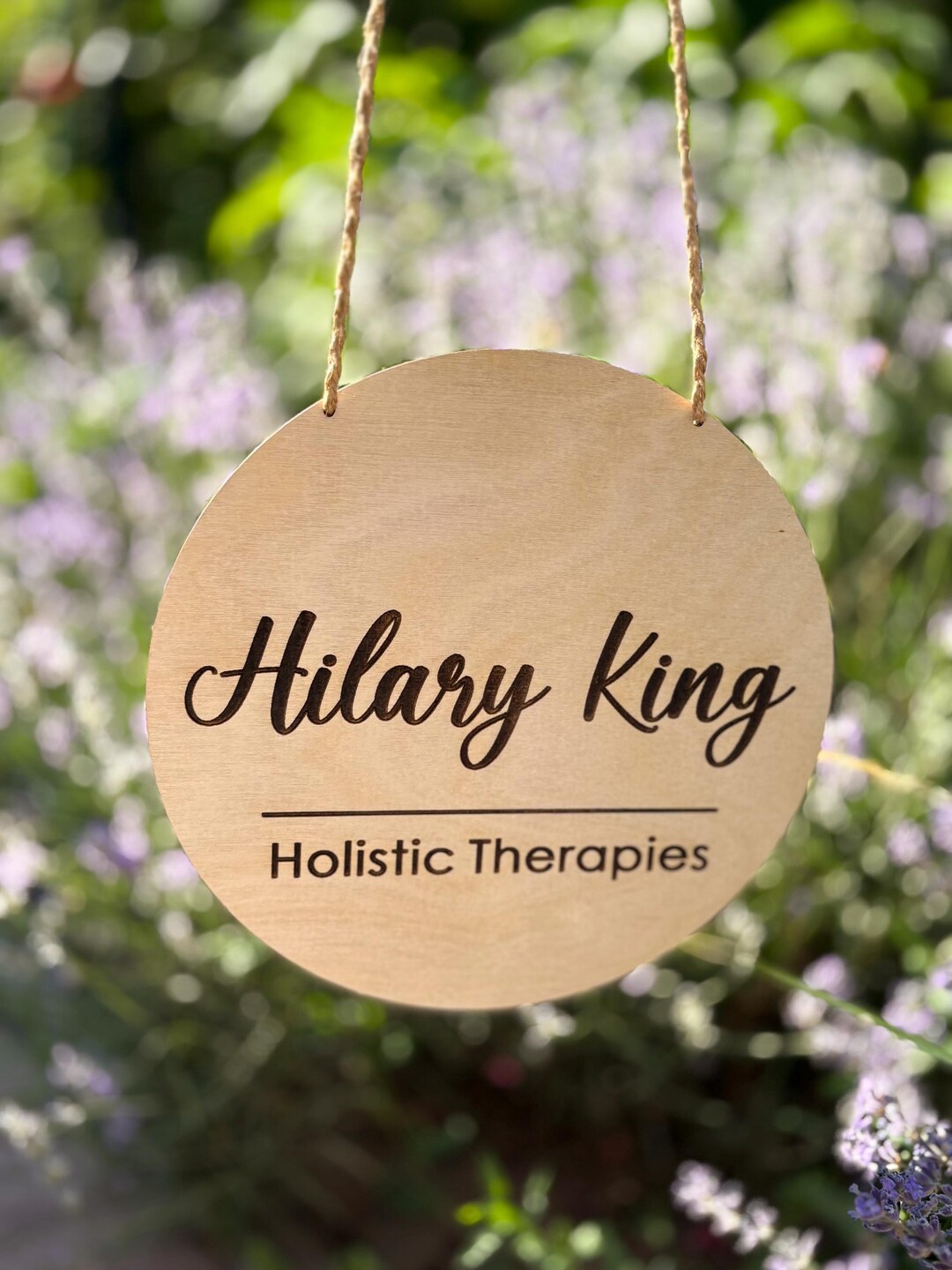 Personalized Door Sign Massage in Session Sign Holistic Therapies Sign ...