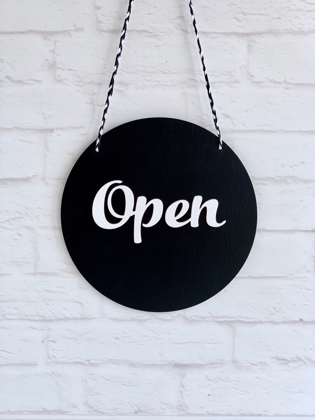 Open Closed Sign Business Sign Storefront Sign Shop Open Sign Wooden ...