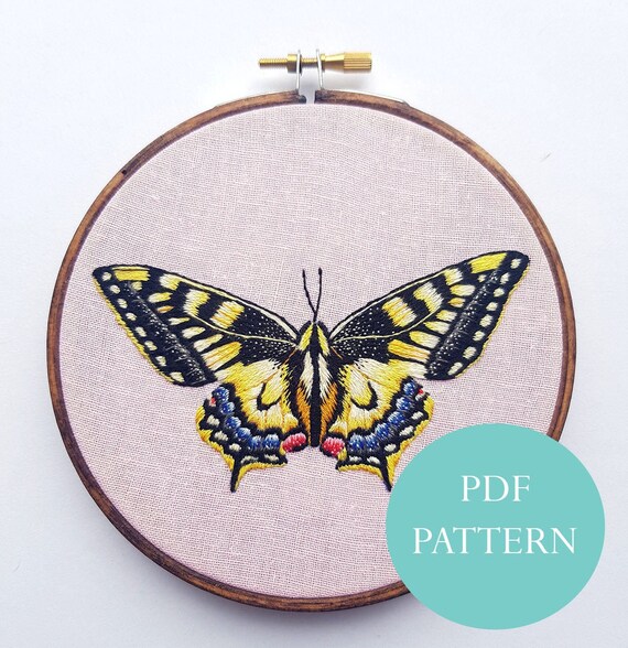 Yellow Butterfly PDF Digital Instant Download Pattern/ - Etsy Australia