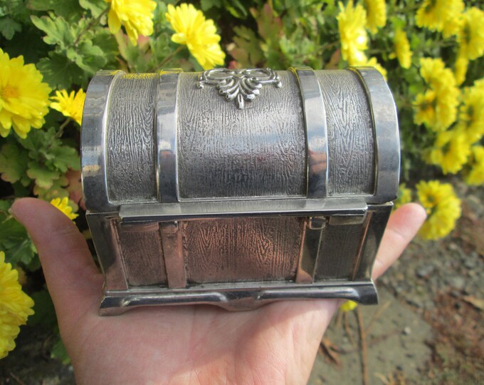 Metal Jewellery Box, Vintage Jewellery Box, Metal Jewelry, Тreasure Box ...