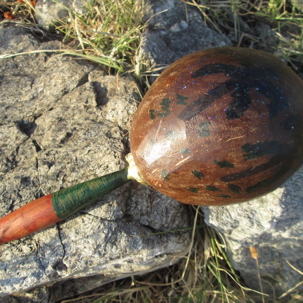 Hand Carved Rattle - Etsy
