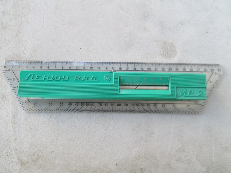 Measuring Ruler Soviet Ruler Vintage Ruler Leningrad IR 2 - Etsy