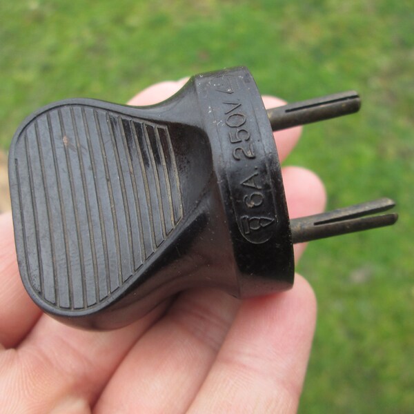 Bakelite Electrical Plug - Etsy