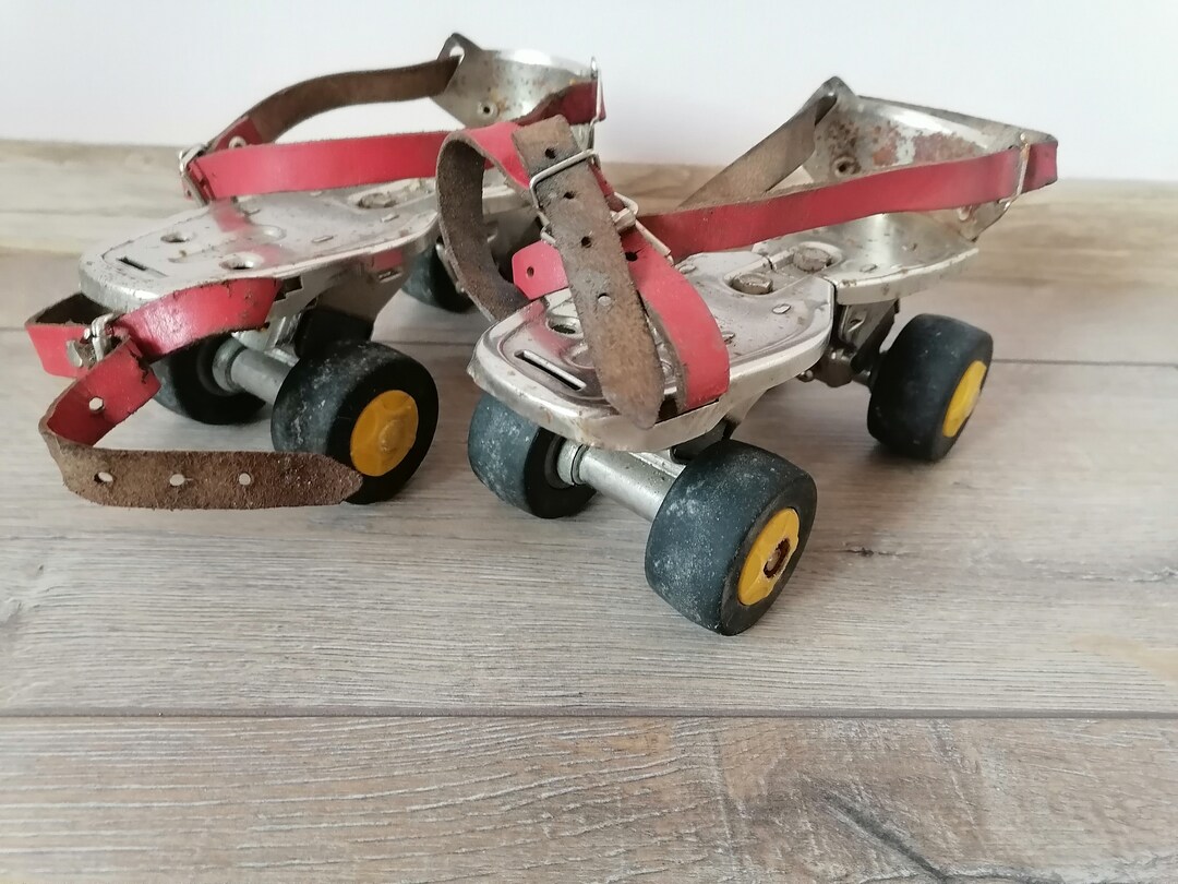 Vintage Roller-skates, Roller Skates, Metal Roller Skates, GDR Roller ...