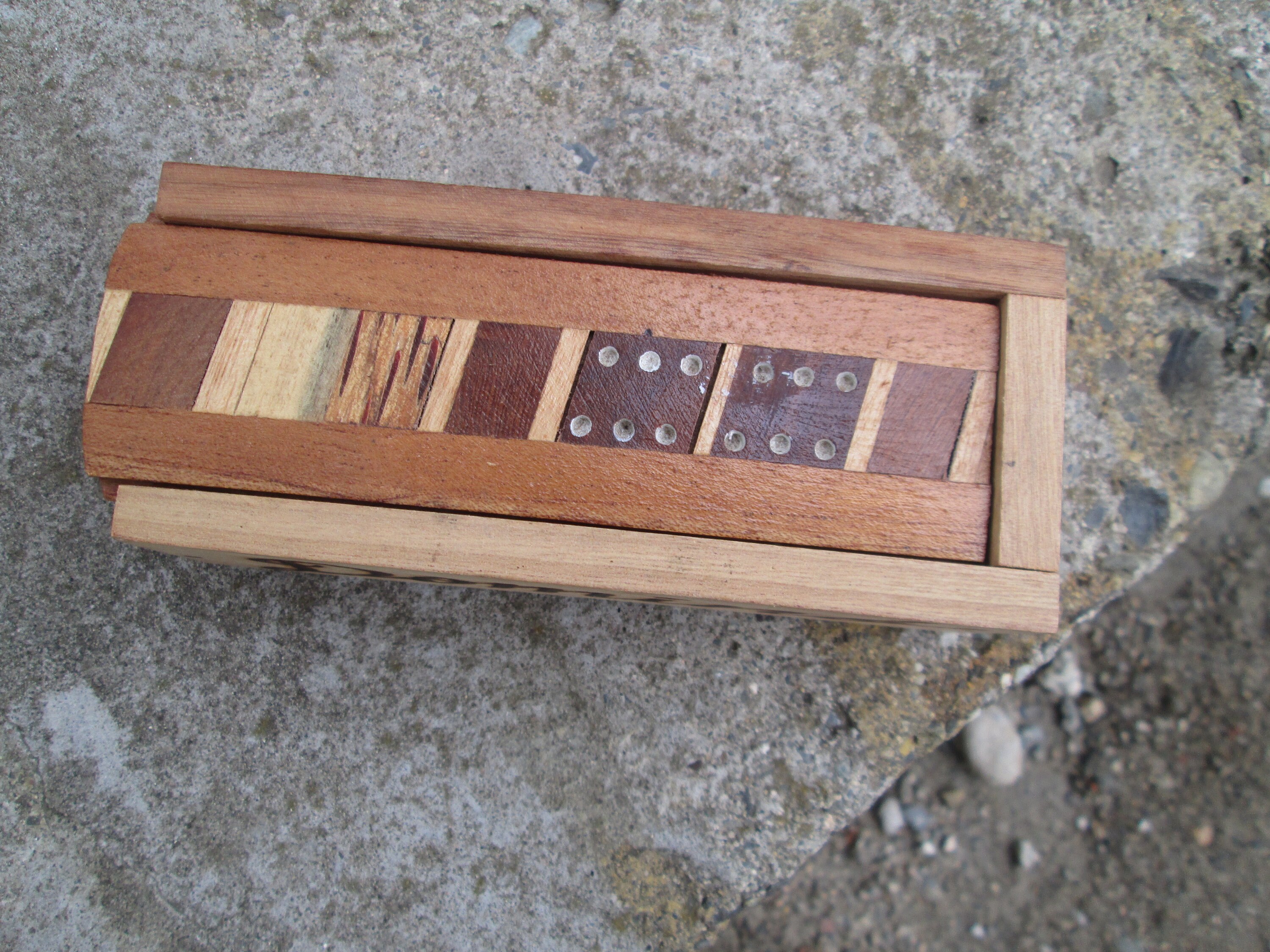 Handmade Wooden Domino Domino Wooden Domino Set Vintage - Etsy