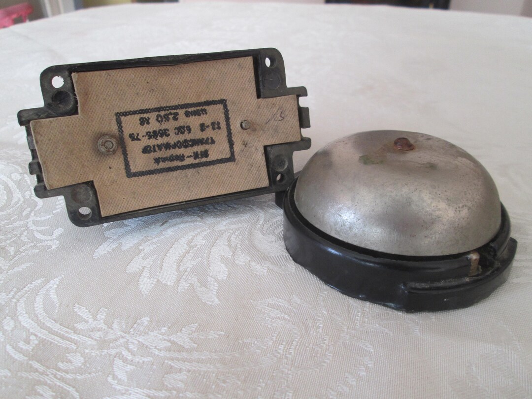 Vintage Electric Door Bell: Retro Garage Decor, Working Ringer - Etsy