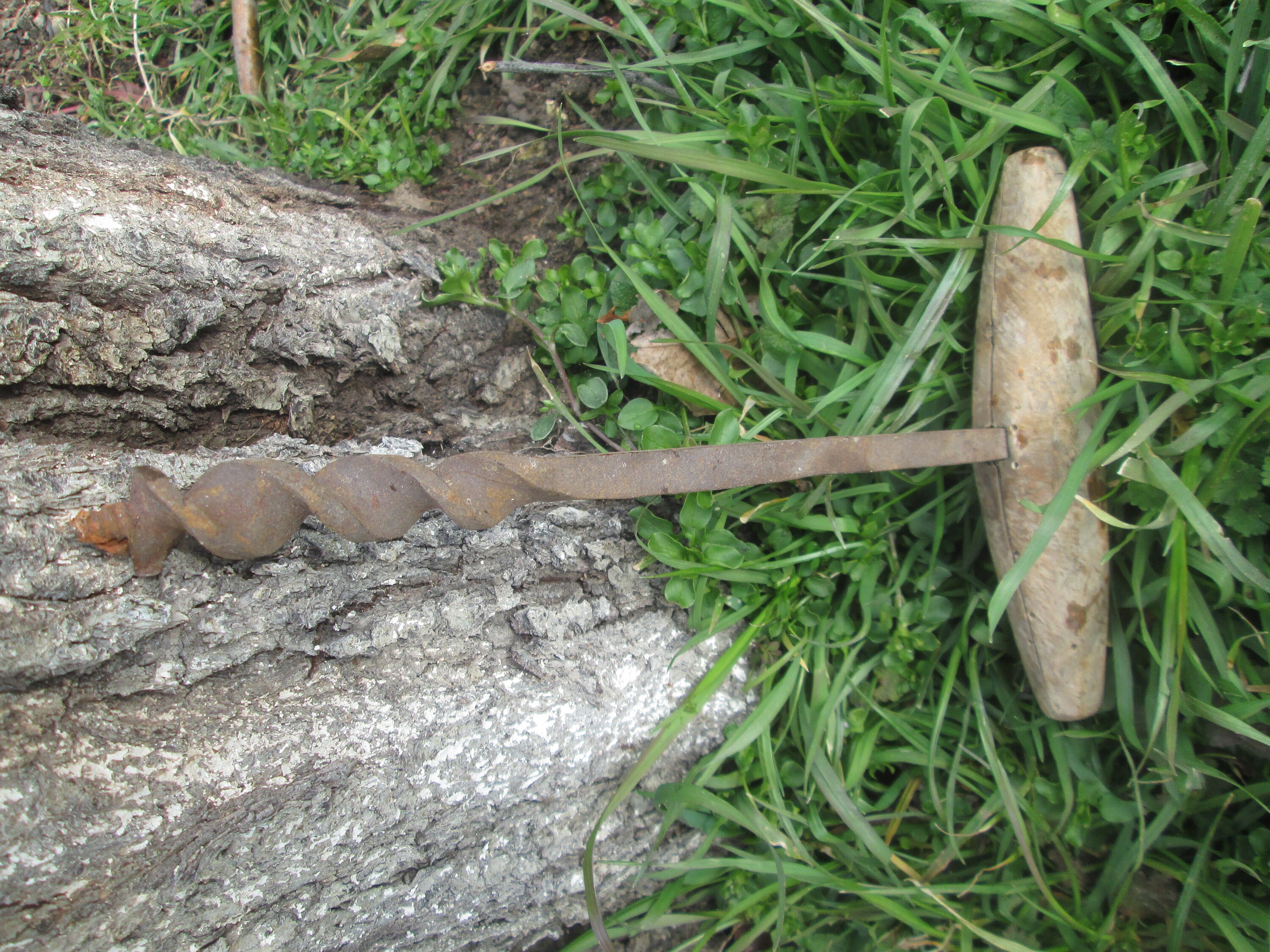 Antique Hand Drill: Rustic Woodworking Tool, Industrial Decor - Etsy