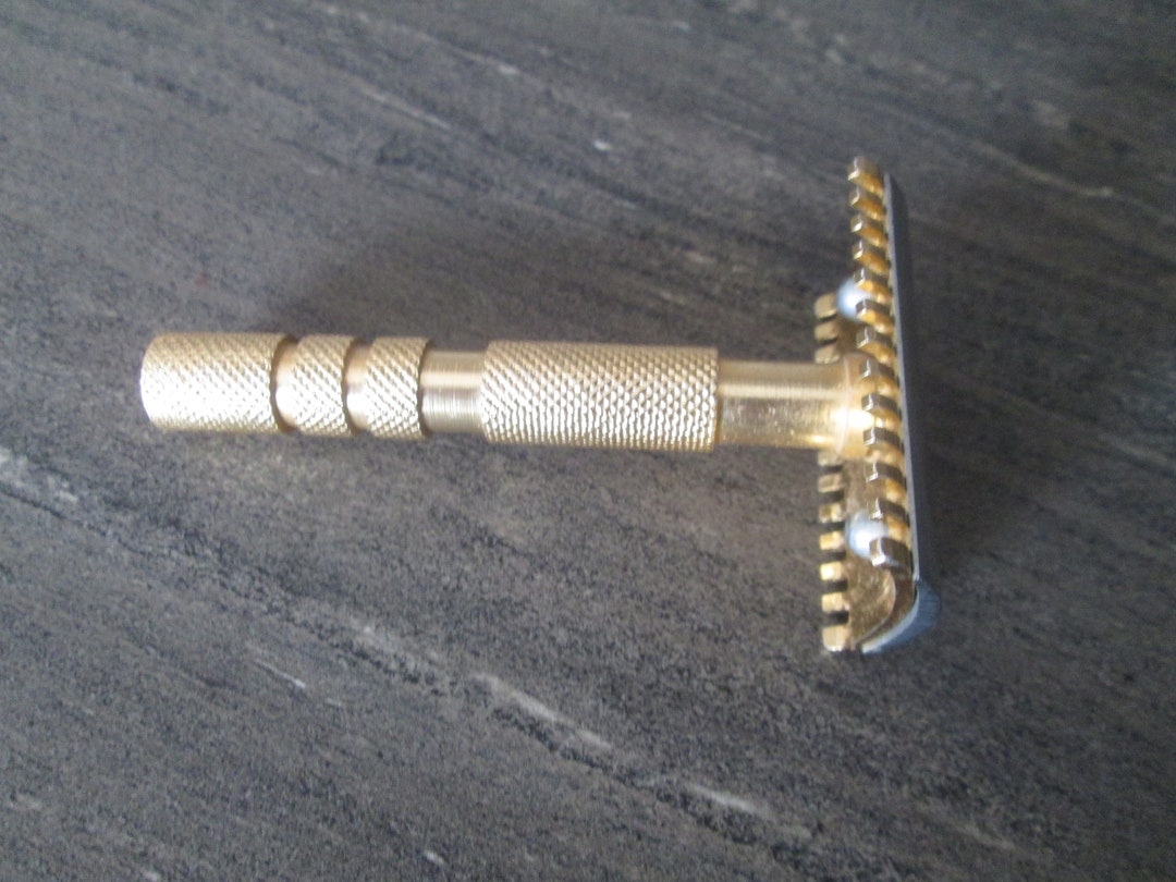 Vintage Razor, Hand Razor, Double Edge Razor, Double Edged Blade, Metal ...