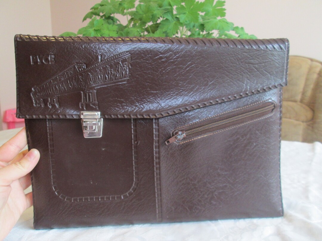 Vintage Folder, Large Folder, Book Cover, Folding Folder, Embossed ...