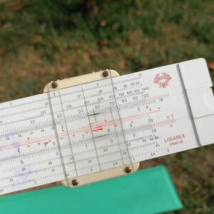 Logarex 27602-II, Vintage Slide Rule, Vintage Logarithmic Ruler ...