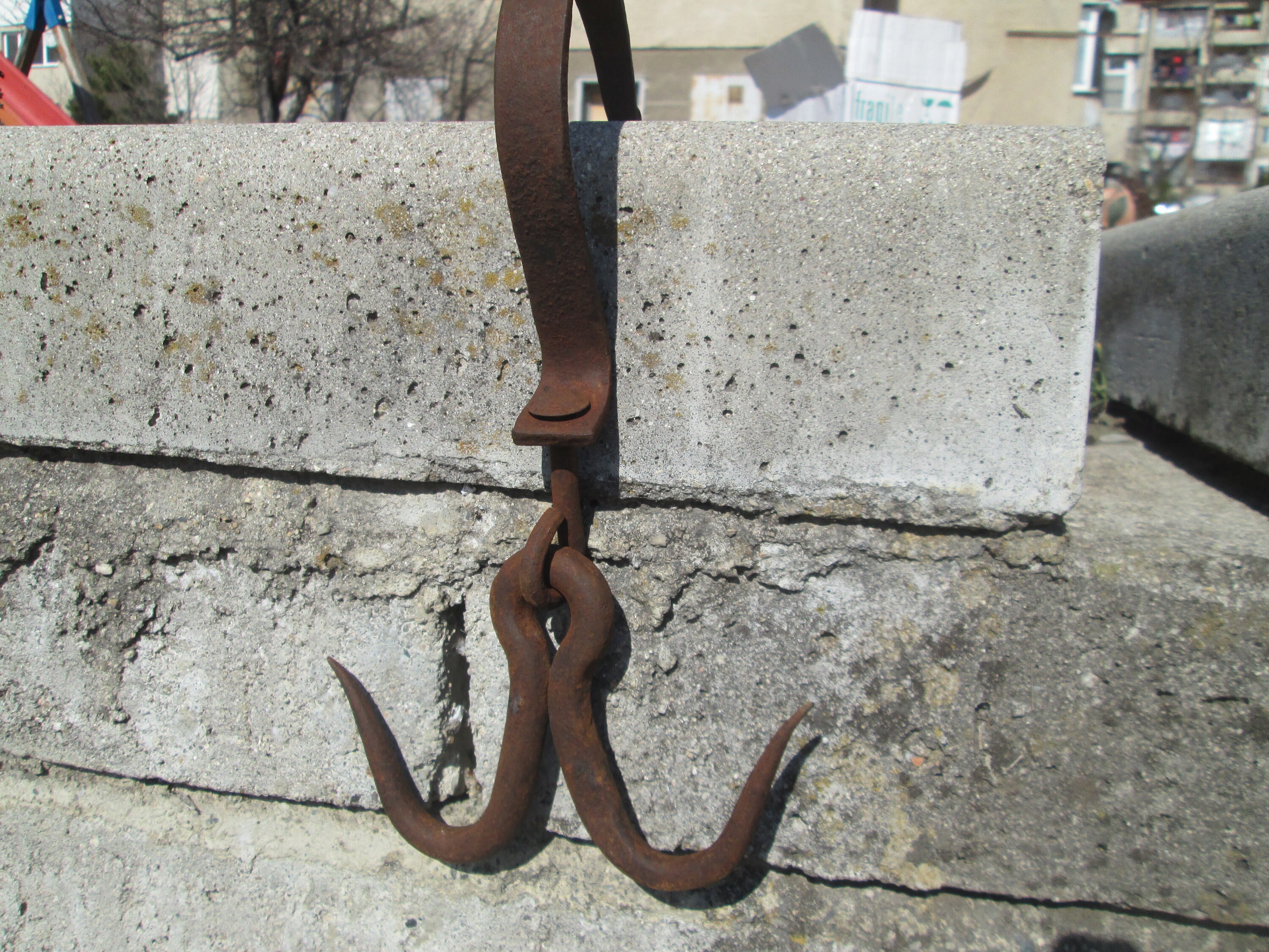 Hand Hummered Hook Primitive Iron Hook Butcher Hook | Etsy