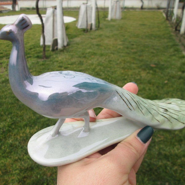 Ceramic Peacock - Etsy