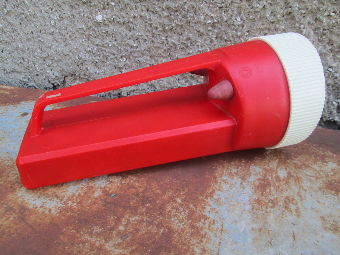 Vintage Flashlight Plastic Flashlight Hand Flashlight Big | Etsy