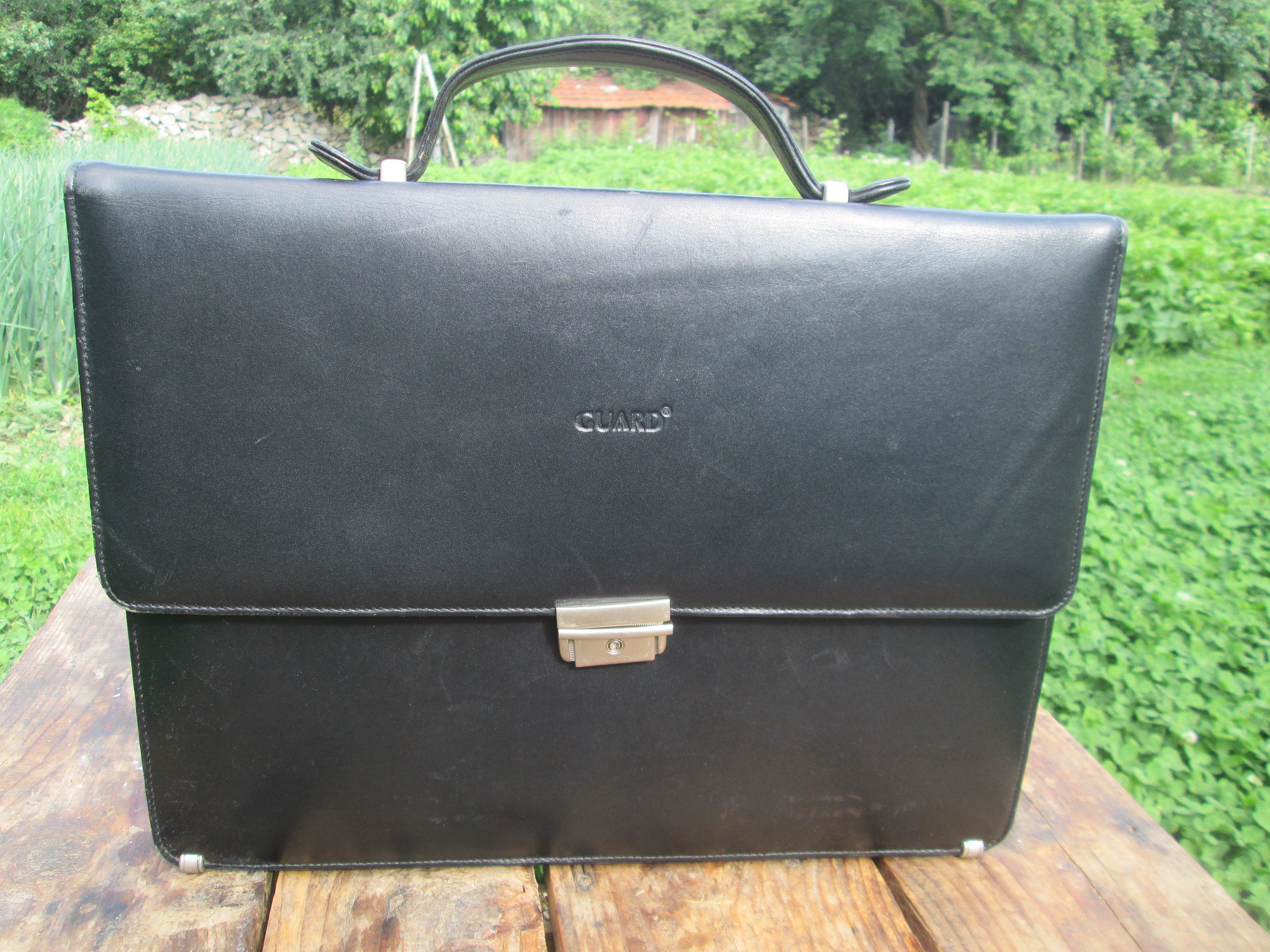 Valigetta nera valigetta vintage borsa avvocato borsa del | Etsy