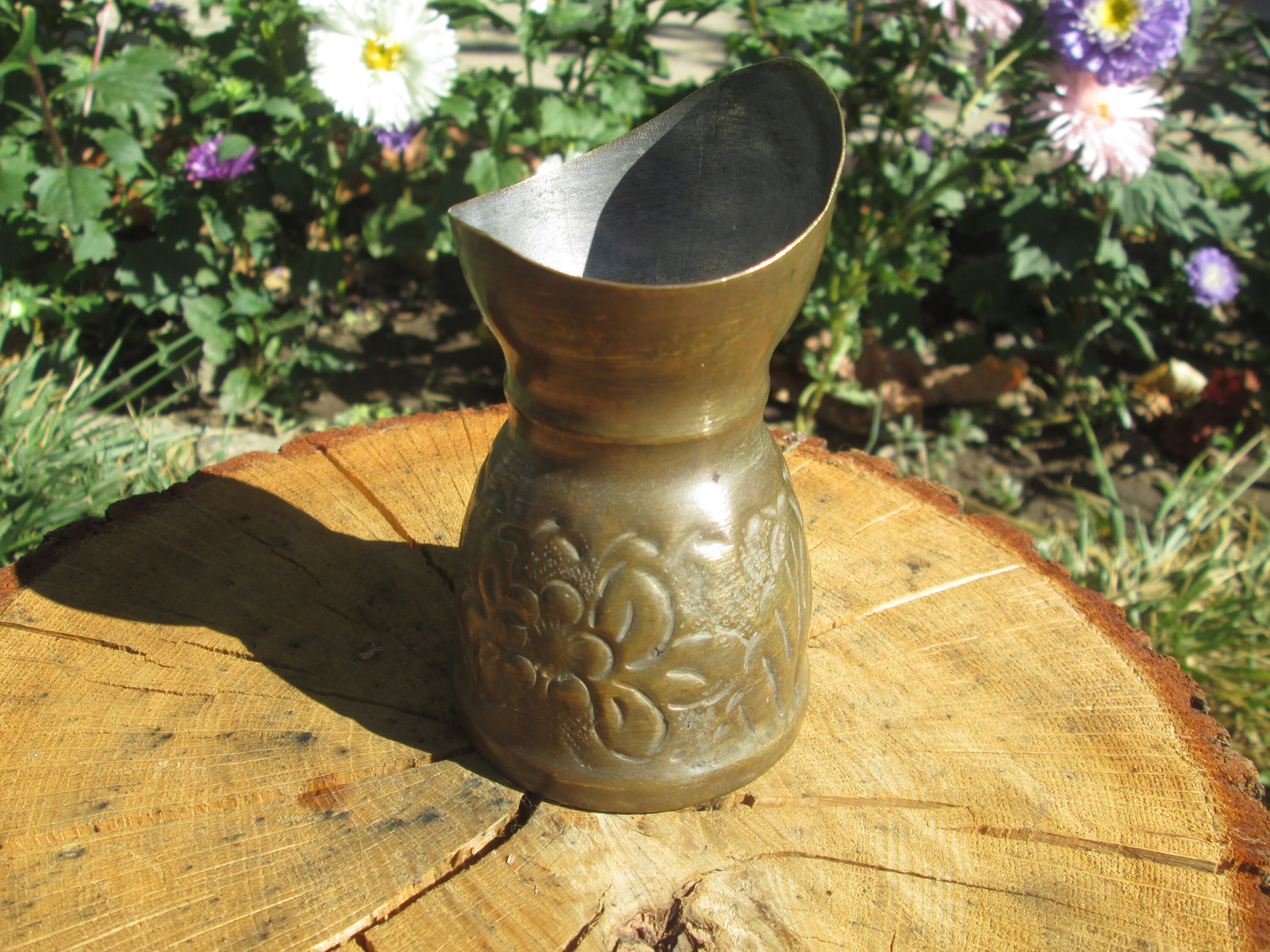 Brass Pot Old Brass Bowl Handmade Brass Pot Small Brass Etsy