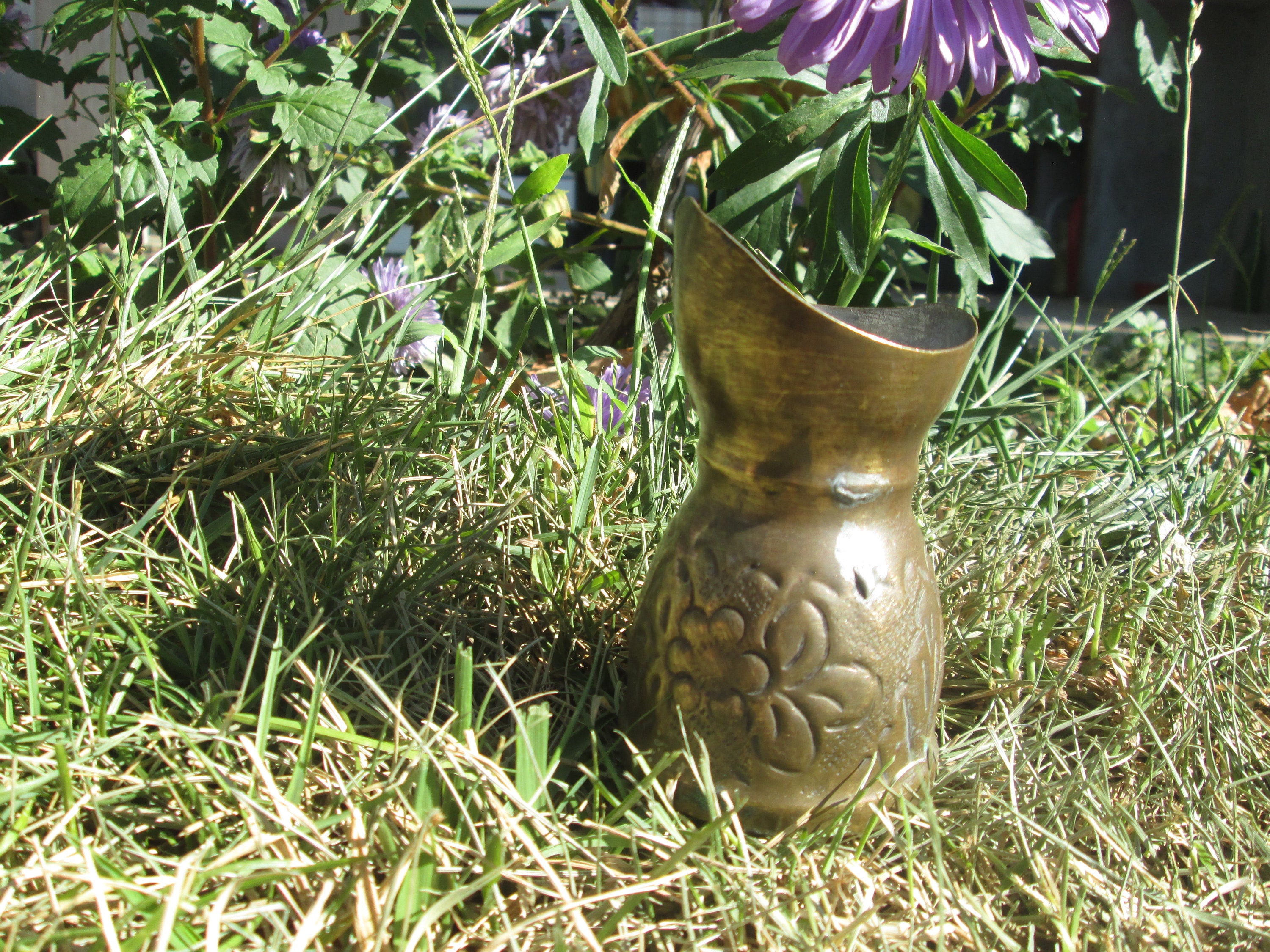 Brass Pot Old Brass Bowl Handmade Brass Pot Small Brass Etsy