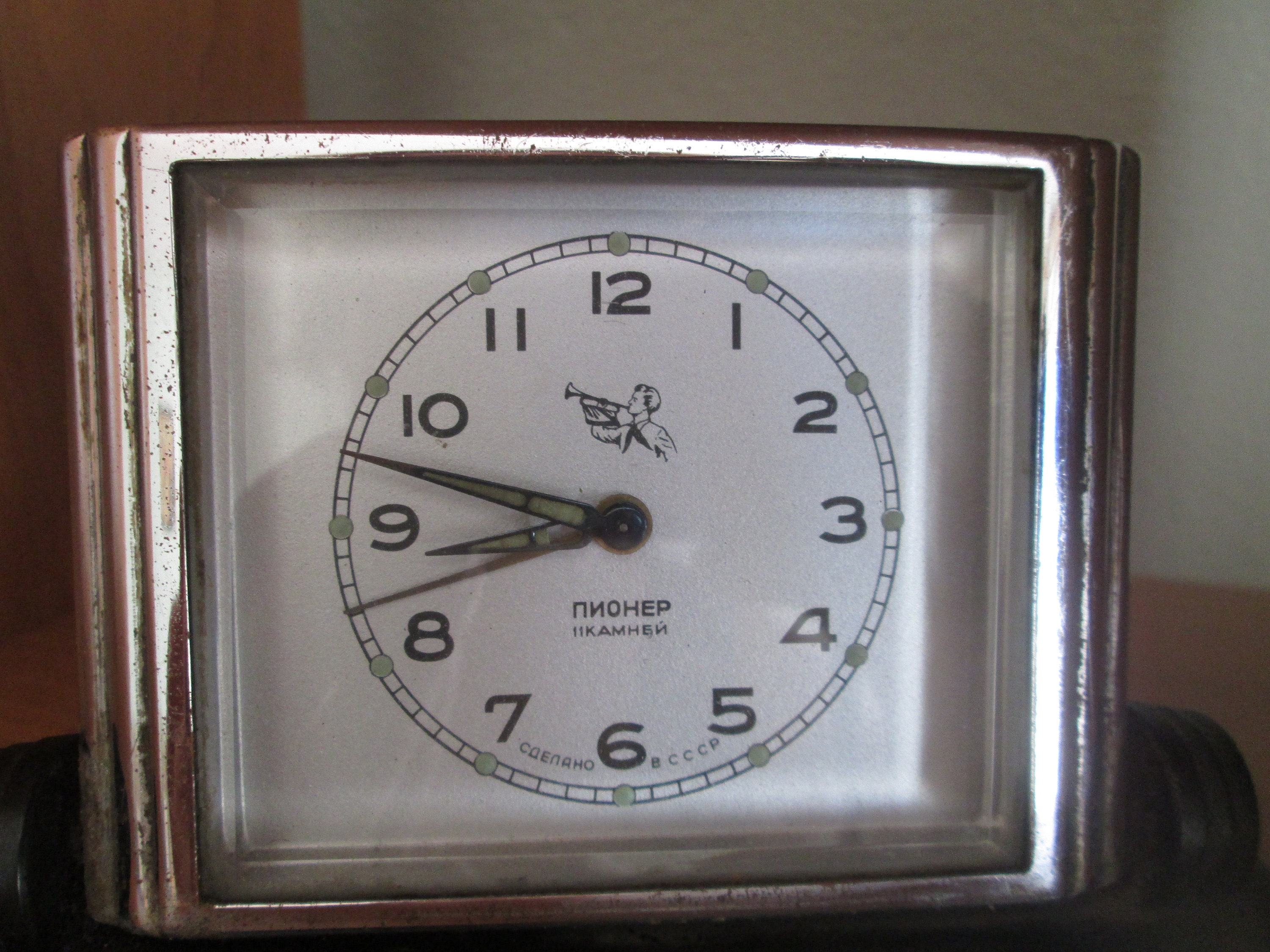 Vintage Alarm Clock Russian Mechanical Clock Pioner Retro - Etsy