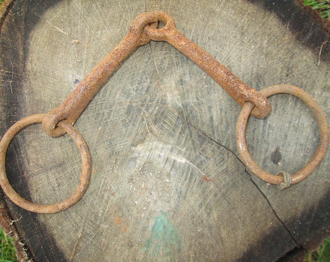 Primitive Horse Harness, Handhammer Chain, Аntique Rusty Farm Tool ...
