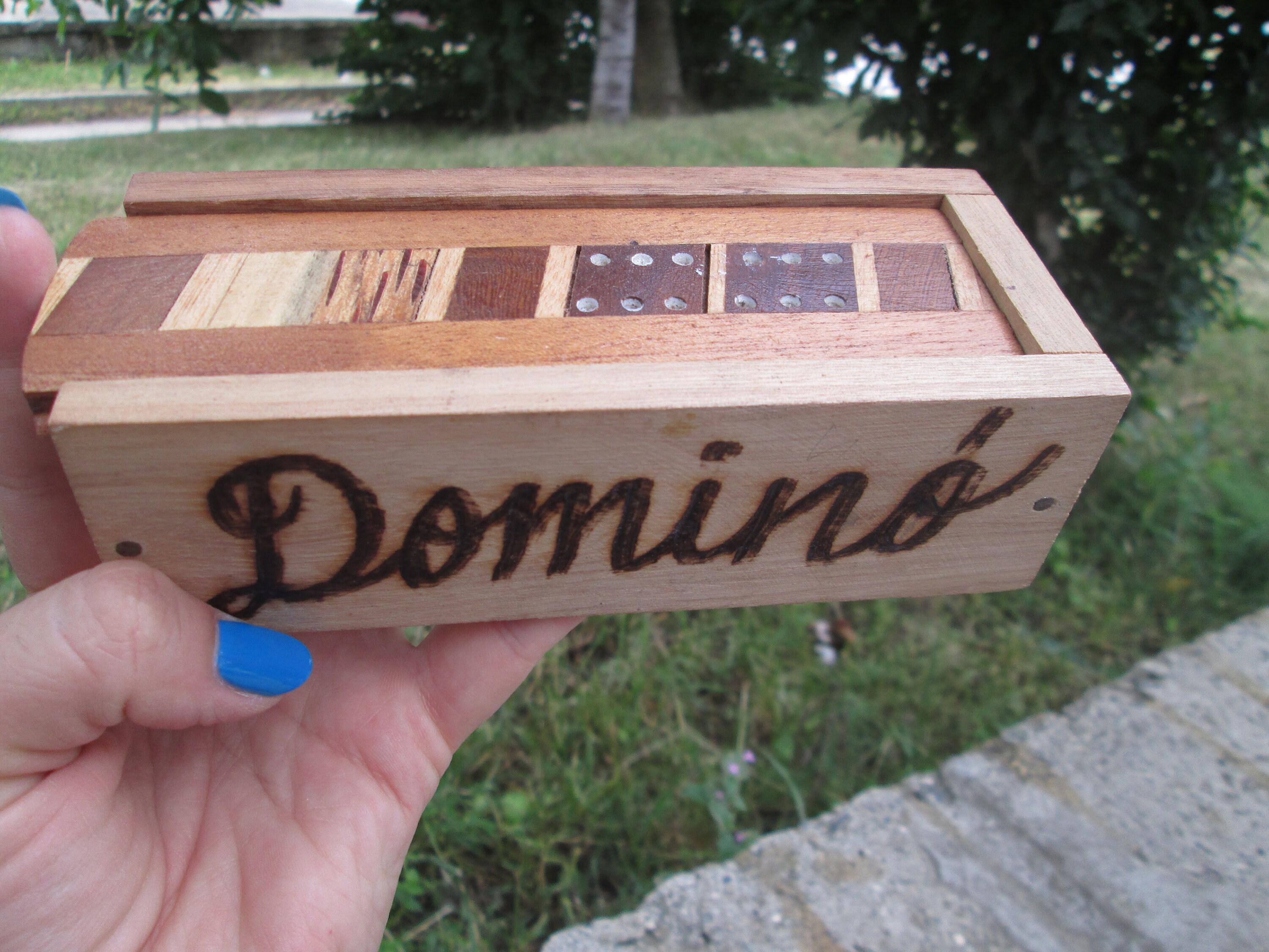 Handmade Wooden Domino Domino Wooden Domino Set Vintage - Etsy