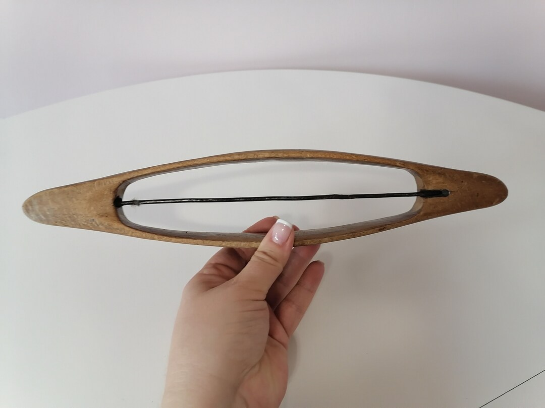 Antique Loom Shuttle: Primitive Hand Weaving Tool, Rustic Decor - Etsy