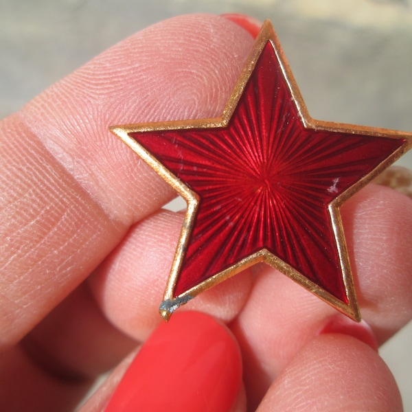 Soviet Red Star Pin - Etsy