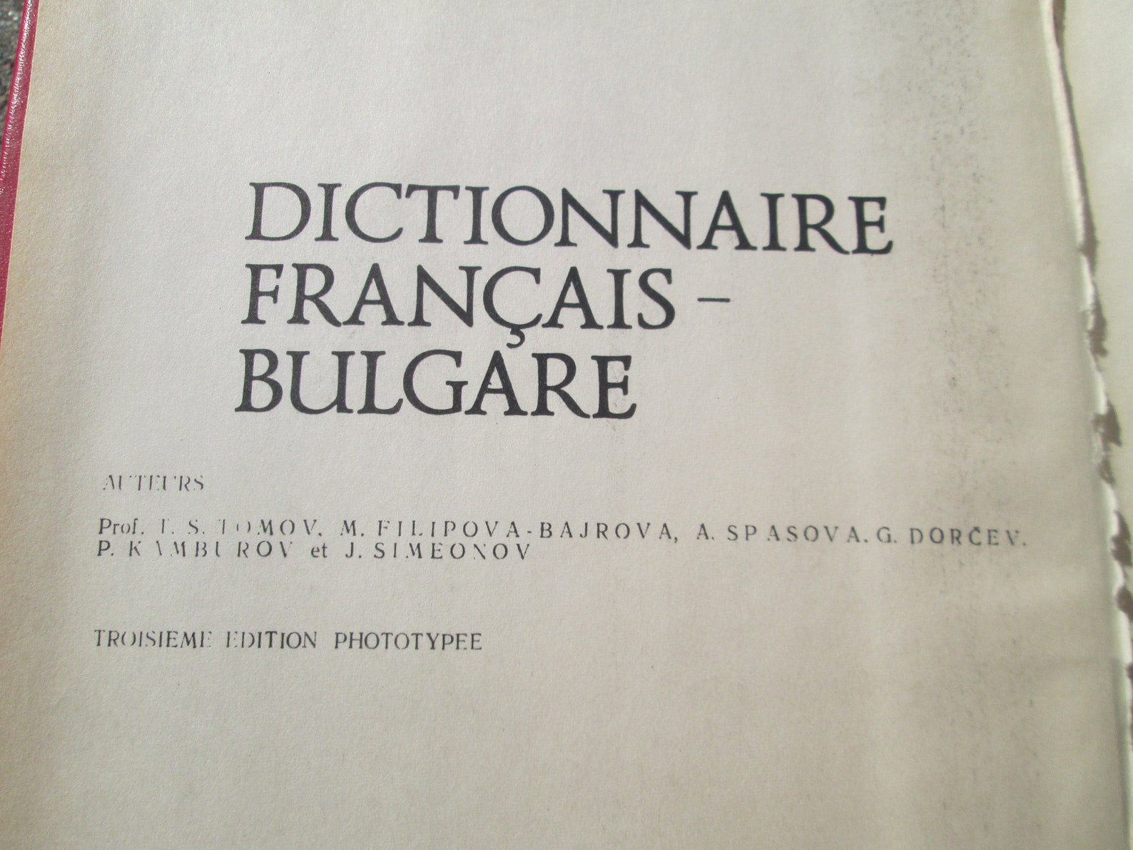 French Bulgarian Dictionary Large Dictionary Vintage - Etsy