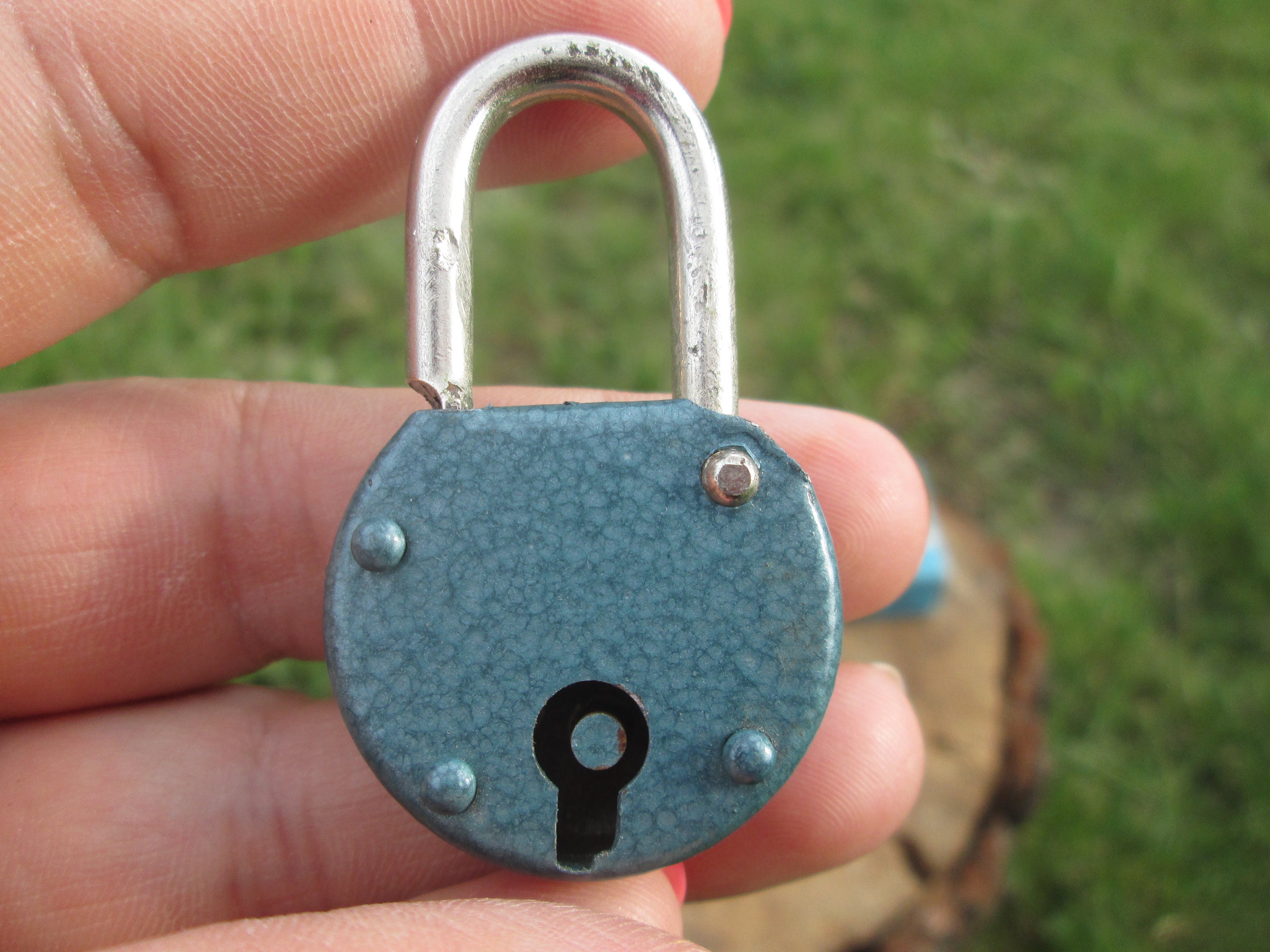 Small padlock Vintage padlock Padlock with keys Mini | Etsy