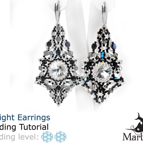 Crystal Earring Tutorial Learn to Make Earrings Pretty | Etsy