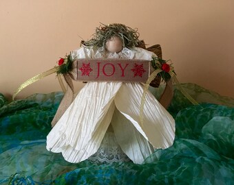 Christmas Paper Angel Tree Topper - Etsy