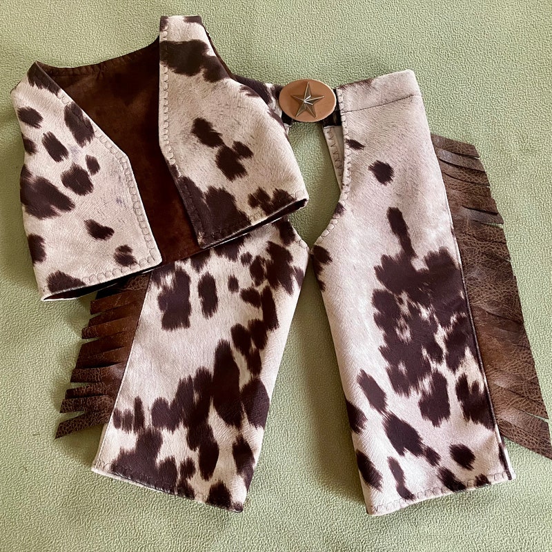 Cow Print Chaps - Etsy