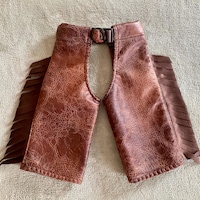 Custom Made Leather Kid's Chaps/ Youth/ Toddler/new Leather / R Bar K ...