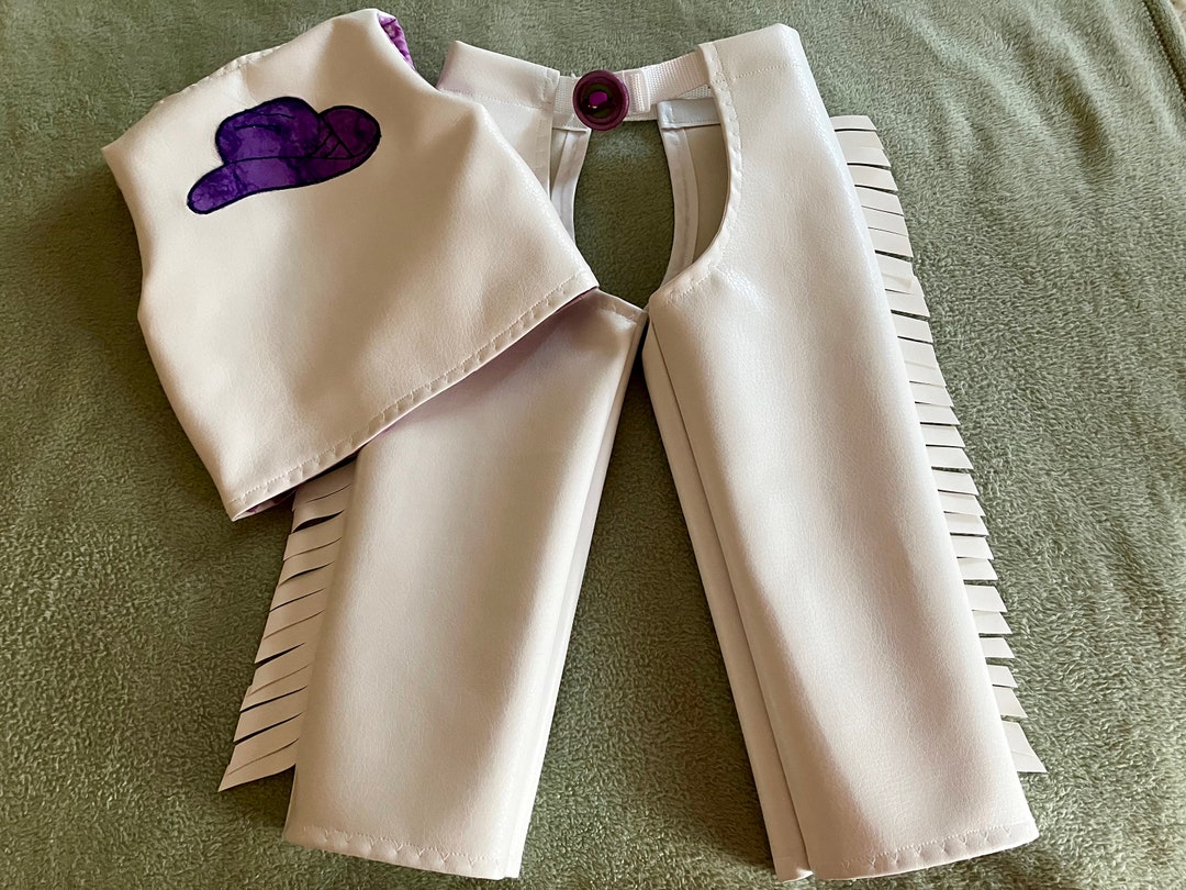 Size 3T Toddler/child's Faux Leather Chaps & Vest - Etsy
