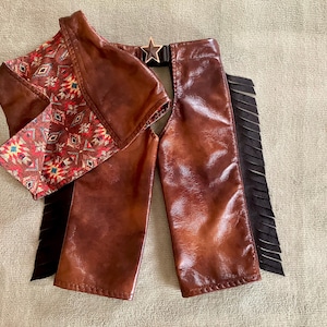 Baby/toddler/child's Western Chaps & Vest Outfit - Etsy