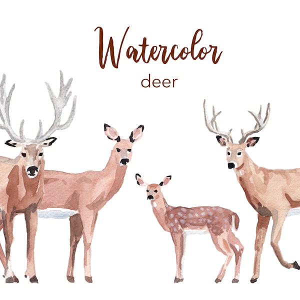 Baby Deer Painting - Etsy