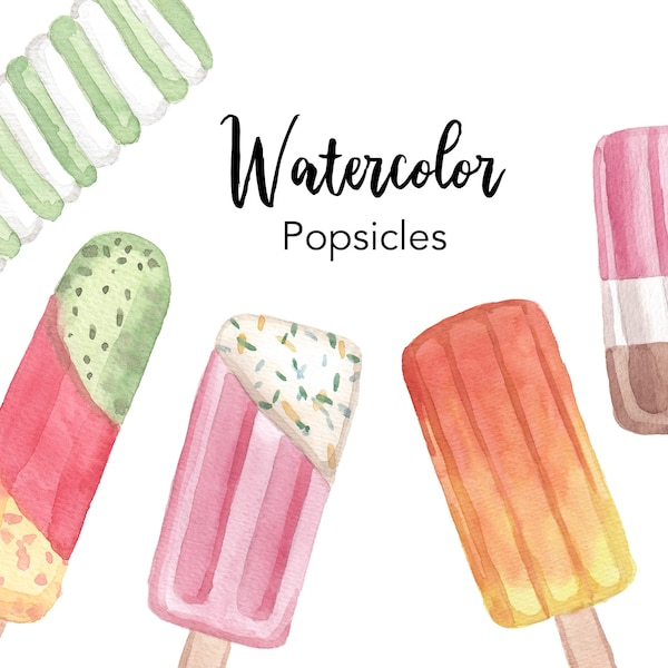 Popsicles Clip Art - Etsy