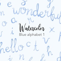 Purple Watercolor Alphabet Letters and Numbers, Wedding Lettering ...