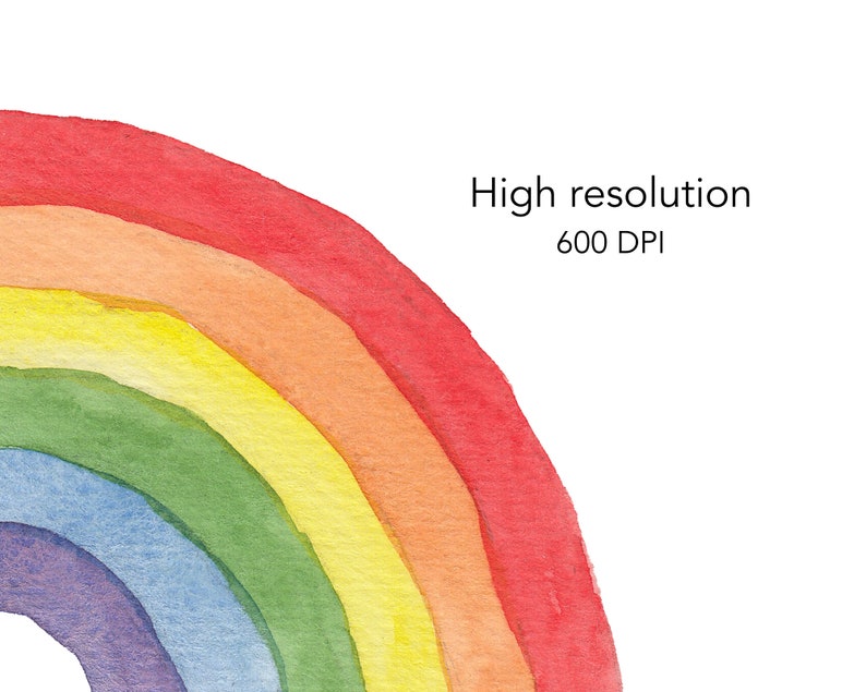 WATERCOLOR CLIPART pride clipart watercolour clipart set | Etsy