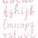 Watercolor CLIPART, Alphabet Clipart, Watercolour Clipart Set ...