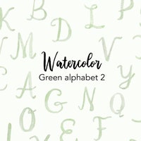 Blue Watercolor Alphabet Letters and Numbers, Baby Shower Lettering ...
