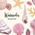 WATERCOLOR CLIPART, Seashells, Beach, Summer Vacation, Watercolour Sea ...