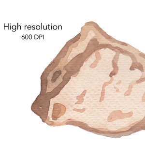 WATERCOLOR CLIPART, Rock Clipart, Watercolour Clipart Set, Commercial ...