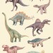 WATERCOLOR CLIPART Dinosaurs, Dinosaur Graphics, Dino Decor ...