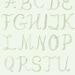 WATERCOLOR CLIPART, Green Alphabet Clipart, Watercolour Set, Commercial ...