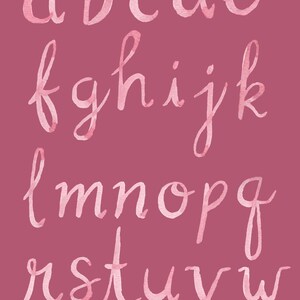 Watercolor CLIPART, Alphabet Clipart, Watercolour Clipart Set ...